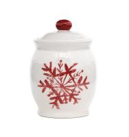China Christmas Kitchen Brunch Coffee Sugar And Creamer Set Container Ceramic With Lid And Holder for sale