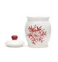 China Christmas Kitchen Brunch Coffee Sugar And Creamer Set Container Ceramic With Lid And Holder for sale