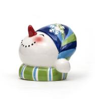 China Lovely 3d Ceramic Spice Set Cruet Set Salt And Pepper Shaker Pots For Christmas for sale