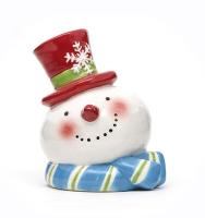 China Lovely 3d Ceramic Spice Set Cruet Set Salt And Pepper Shaker Pots For Christmas for sale