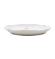 China Dessert White Custom Plates Ceramic Plate Printing Designs Ceramic  Plate For Christmas for sale