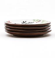China Ceramic Dinner Plates Set Of 12 6 Hot Dinnerware Set Ceramic Plates Animal Pattern Salad Plate Dish for sale