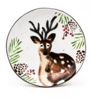 China Ceramic Dinner Plates Set Of 12 6 Hot Dinnerware Set Ceramic Plates Animal Pattern Salad Plate Dish for sale