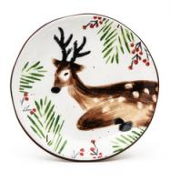 China Ceramic Dinner Plates Set Of 12 6 Hot Dinnerware Set Ceramic Plates Animal Pattern Salad Plate Dish for sale