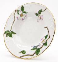 China Floral Ceramic Dinner Plates Tableware Gold Rim Ceramic Soup Plate TW-02A121 for sale