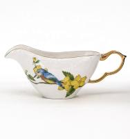China 12 Inch Custom Ceramic Bowl Gravy New Bone Soup Bowl With Tray 12 Oz 8 Oz 4 Oz for sale