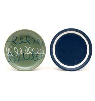 China Tableware Dinner Plate Set Stoneware Handpaint Dinner Sets Gold Ceramic Dinner Plates for sale