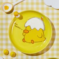 China Ready To Ship In Stock Ceramic Tableware Wedding Gifts Plate Set For Home Restaurant Round Flat Fruit Vegetable Plate for sale