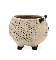 China Unique Kitten Cat Flower Succulent Pot in Pottery Clay Ceramic Wholesale Hot Sale Lovely Instagram 3D Flower/succulent Pots for sale