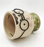 China Lovely Instagram 3d Mug Unique BOY Shaped Flower Succulent Pot In Ceramic for sale