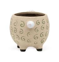 China Wholesale hot sale lovely instagram 3D unique sheep succulent flower pot in pottery clay ceramic for sale