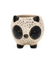 China Wholesale hot sale lovely instagram 3D unique  hedgehog flower succulent pot in pottery clay ceramic for sale