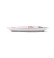 China 8 Inch Dinnerware Ceramic Colorful Salad Plate For Spring Summer Custom Pottery Dinnerware for sale
