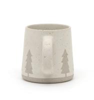 China Christmas Coffee Mug Ceramic Stoneware Mugs Gift Ceramic Mug With 3D Silk Print for sale