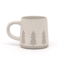 China Christmas Coffee Mug Ceramic Stoneware Mugs Gift Ceramic Mug With 3D Silk Print for sale