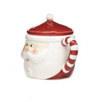China Porcelain Christmas Dinner Set Custom 3D Ceramic Christmas Mug Mrs Santa Claus Coffee Mugs As Gift for sale