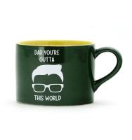 China Creative Ceramic Coffee Mug 10 Oz Stoneware Mug Customized For Dad for sale