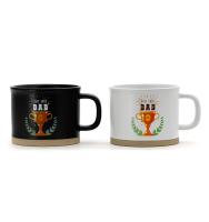 China Customized Muti-Color Tea Mothers Day Coffee Mug Ceramic Cup Custom Logo For Dad for sale