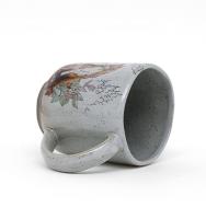 China Custom Printed Coffee Mugs Animal Ceramic Mug With 3D Decal On Glaze For Harvest for sale