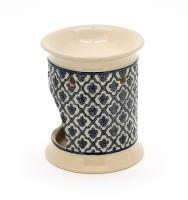 China Ceramic Burner Aroma Essential Crystal Incense Burner Weight Loss Capsules Porcelain Tealight Candle Diffuser for sale