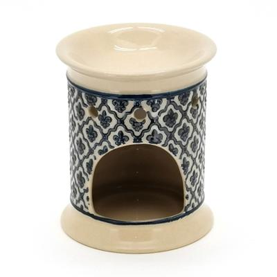 China Ceramic Burner Aroma Essential Crystal Incense Burner Weight Loss Capsules Porcelain Tealight Candle Diffuser for sale