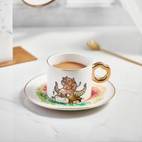 China Drinkware Matte Multi-Colored Custom Logo 350ml Ceramic Mugs Coffee Mug For Gift for sale