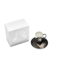 China Ceramic Cup Saucer Set  Ceramic Mug And Compartments Ceramic Plates  Sets Customized For Nice Gift for sale