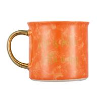 China Creative Vintage Ceramic Tumbler Travel Coffee Water Mug Breakfast Milk Tea Cup Garden Coffee Cups for sale