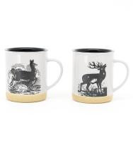 China Horse Deer Ceramic Coffee Mugs Durable And Stylish For Your Office for sale