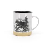 China Horse Deer Ceramic Coffee Mugs Durable And Stylish For Your Office for sale