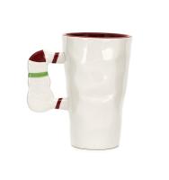 China 3d Christmas Gift Mugs with Earthenware Material and Festive Design for sale