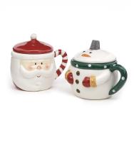 China Christmas Mug 3D Printed Ceramic Mug for Santa's Little Helpers for sale