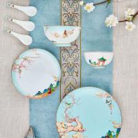 China Ready To Ship In Stock Custom Ceramic Dinnerware Set Personalized Plates Bowls / Mugs for Formal and Casual Dining for sale