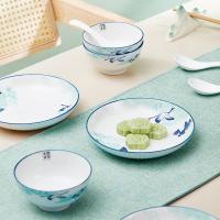 China Ready To Ship In Stock Personalized Modern Dinnerware Set with Customizable Design Microwave and Dishwasher Safe for sale