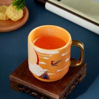 China Stylish Stacking Stoneware Ceramic Coffee Mugs With Eco Friendly Handicraft for sale