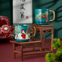 China Stylish Stacking Stoneware Ceramic Coffee Mugs With Eco Friendly Handicraft for sale