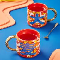China Ready To Ship In Stock Sustainable Ceramic Stacking Mug for Cozy Fall Holidays for sale