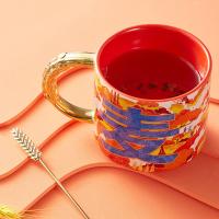 China Ready To Ship In Stock Sustainable Ceramic Stacking Mug for Cozy Fall Holidays for sale