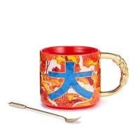 China Ready To Ship In Stock Sustainable Ceramic Stacking Mug for Cozy Fall Holidays for sale