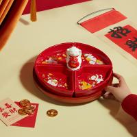 China Ready To Ship In Stock Charming Ceramic Plates Unique And Functional Home Decor for sale