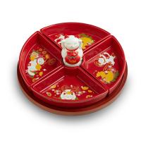 China Ready To Ship In Stock Charming Ceramic Plates Unique And Functional Home Decor for sale