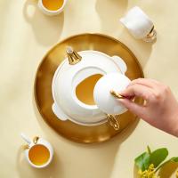 China Water Tea Brewing With Heat Resistant  Ceramic Tea Pot Set for sale