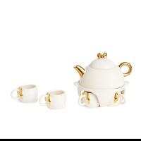 China Water Tea Brewing With Heat Resistant  Ceramic Tea Pot Set for sale