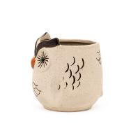 China Wholesale Hot Sale Lovely Instagram 3D Unique Owl Flower Succulent Pot In Pottery Clay Ceramic for sale