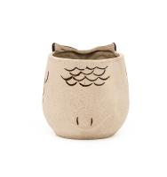 China Wholesale Hot Sale Lovely Instagram 3D Unique Owl Flower Succulent Pot In Pottery Clay Ceramic for sale