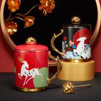 China Ready To Ship In Stock Microwave Safe Heat Resistant Round Magic Mug Customised Food Safe Ceramic Coffee Mugs for sale