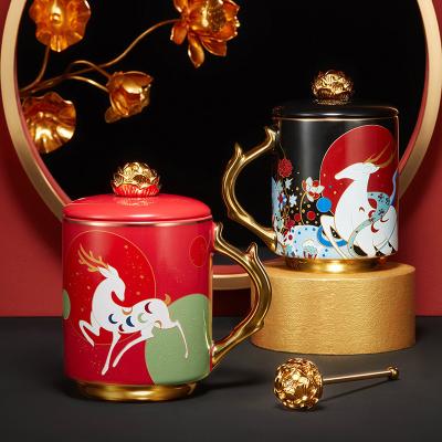 China Ready To Ship In Stock Microwave Safe Heat Resistant Round Magic Mug Customised Food Safe Ceramic Coffee Mugs for sale