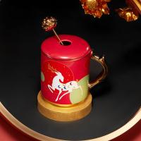 China Ready To Ship In Stock Microwave Safe Heat Resistant Round Magic Mug Customised Food Safe Ceramic Coffee Mugs for sale