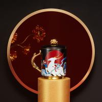 China Ready To Ship In Stock Microwave Safe Heat Resistant Round Magic Mug Customised Food Safe Ceramic Coffee Mugs for sale