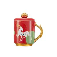 China Ready To Ship In Stock Microwave Safe Heat Resistant Round Magic Mug Customised Food Safe Ceramic Coffee Mugs for sale
